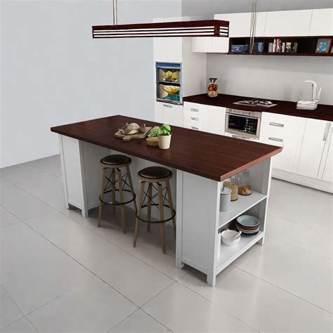 Hart Enjoy Life Îlot De Cuisine Ouvert Table En Bois Massif Wayfair