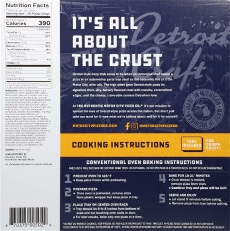 Motor City Pizza Co® Four Cheese Original Crust Frozen Pizza 258 Oz