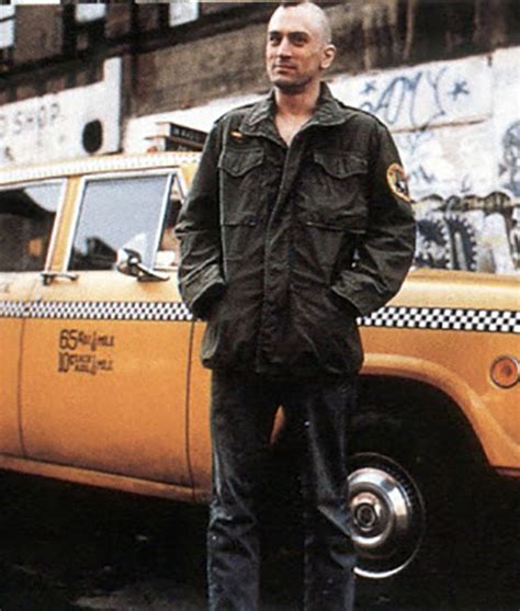 Taxi Driver Travis Bickle Military Green Jacket With Free Shipping