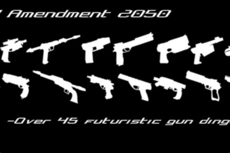 2nd Amendment 2050 Font Iconian Fonts Fontspace