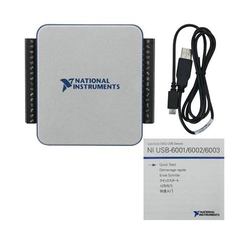 Ni Usb 6002 Multifunction Usb Daq Data Acquisition Card For 8ai 16 Bit