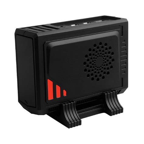 Raspberry Pi 4 Icon Case With Heatsinks And Fan