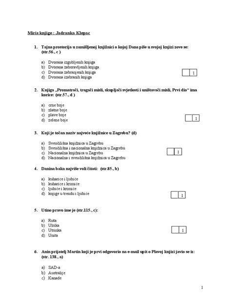 Miris Knjige Jadranka Klepac Pdf