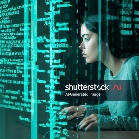 Computer Hologram Script Woman Programming Software Ai Generated Image 2358453681 Shutterstock