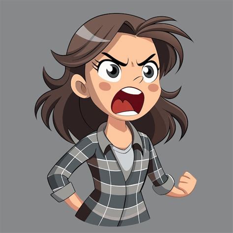 Girl Mad Vectors And Illustrations For Free Download Freepik