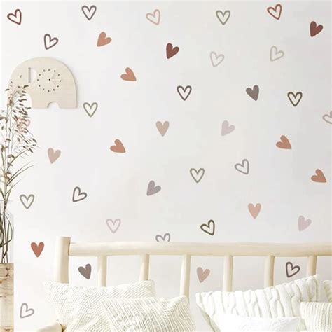 Stenska Nalepka Roza SrČki Lepoje