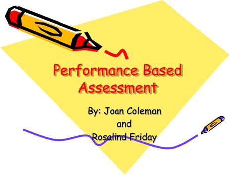 Ppt Performance Based Assessment Powerpoint Presentation Free