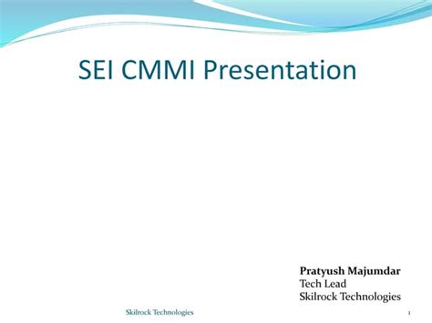 Sei Cmmi Presentation Ppt