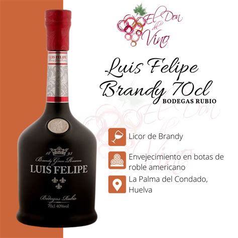 Comprar Luis Felipe Brandy 70cl El Don Del Vino