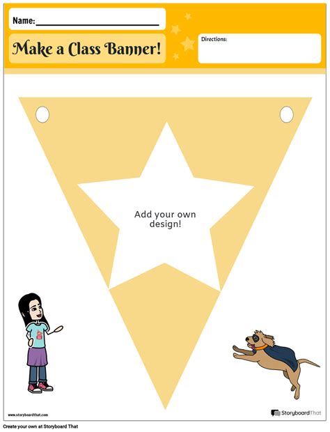 Classroom Decorations Portrait Color 1 Storyboard