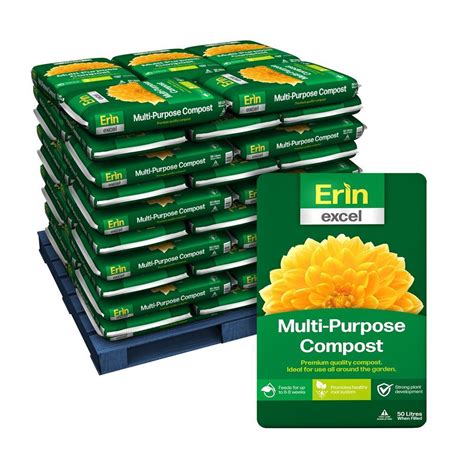 Erin Multipurpose Compost 50l Pallet Of 50 British Garden Centres