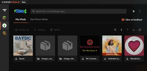 Getting Started: CurseForge support