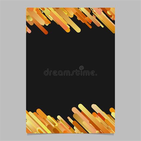 Modern Abstract Gradient Diagonal Rounded Stripe Pattern Brochure Background Template Stock