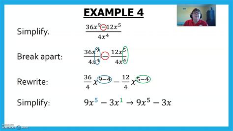 Division Of Monomials Examples With Solutions