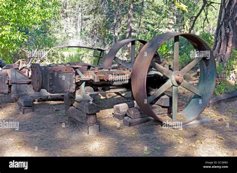 Machines Used In Logging At The Logging Museum In Collier Memorial