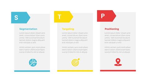 Stp Marketing Analysis Infographics Template Vector Image