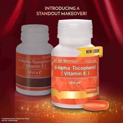 Myra®️e D Alpha Tocopherol Vitamin E 400 I U Capsule La Belleza Au