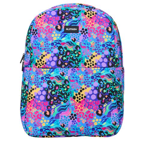 Electric Leopard Laptop Backpack Waterproof Backpack Kasey Rainbow Alimasy