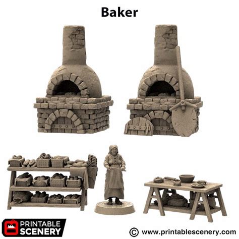 Baker Dnd Terrain For Dungeons And Dragons Dandd D And D Miniature