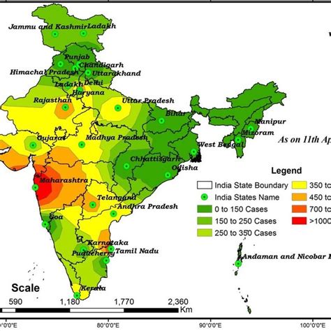 State Wise Population Density Map In India Download Scientific Diagram