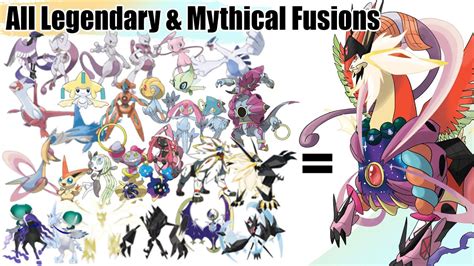 All Legendary And Mythical Pokémon Fusion By Types All 18 Types Max S