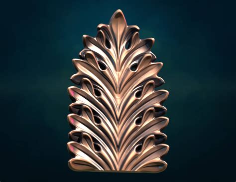 Acanthus Leaf 3d Model By Skazok