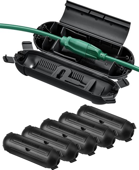 Restmo 4 Pack Compact Outdoor Extension Cord Cover Ip44 Waterproof Box