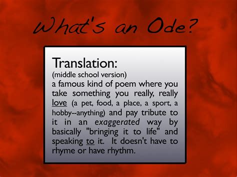 Ode Language ARTS