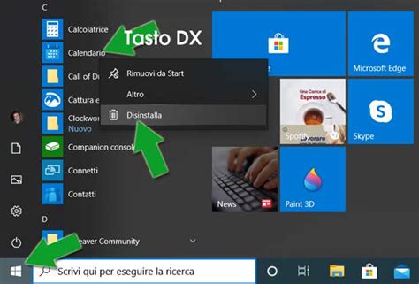 Disinstallare Un Programma Da Windows 10