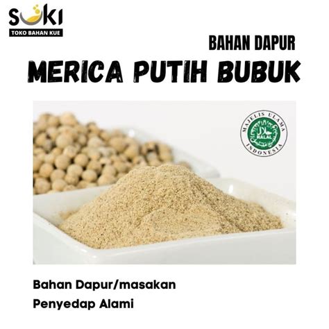Lada Putih Bubuk Merica Putih Bubuk 50gr Lazada Indonesia