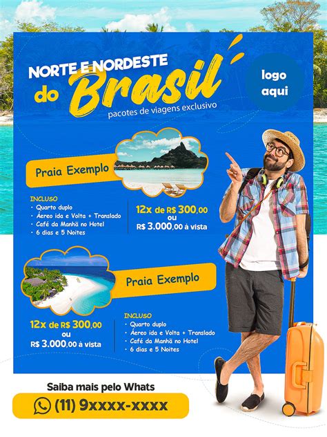 Flyer AgÊncia De Viagens Behance
