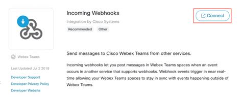 Cisco Webex Teams Integration Reply