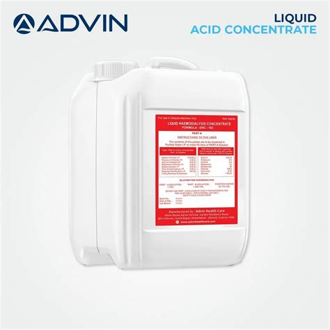Advin Concentrate Dialysis Solution For Hospital At ₹ 250piece In