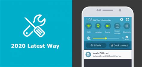 Fix Invalid SIM Card Network Locked SIM Card Inserted Now