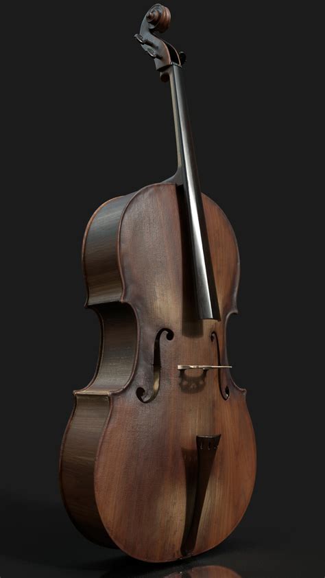Artstation Cello Model Update 6