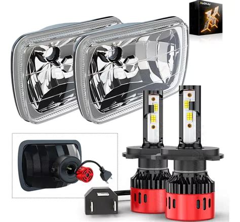 Faro Led 5x7 7x6 Para Jeep Cherokee Xj Us 1984 2001 Meses Sin Interés