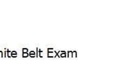 Answers For Six Sigma White Belt Exam Imgur
