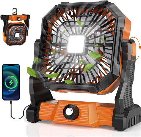 Portable Fan Rechargeable Cordless Battery Powered Fan