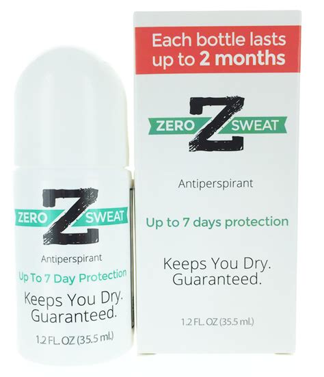 Antiperspirant For Hyperhidrosis Get Zerosweat Products