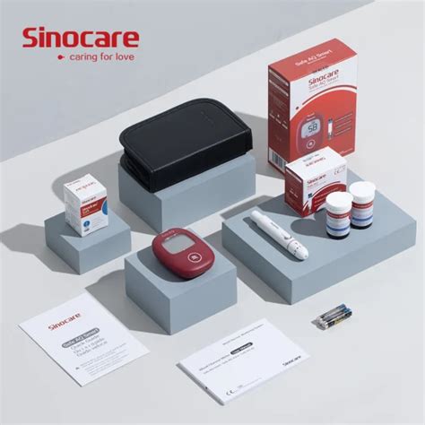 Sinocare Glucose Meter Advanced Blood Sugar Testing Device Blood