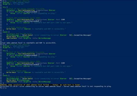 Powershell Try Catch Error Handling Guide