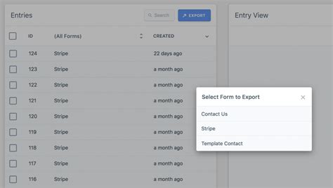 Formcraft How To Export Form Entries