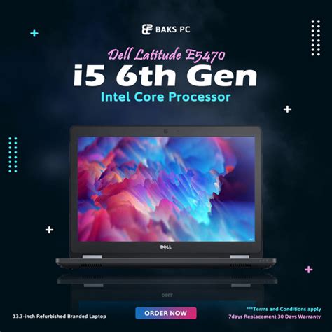 Dell Latitude E5470 [refurbished] Laptop I5 6th Gen Processor Windows And Office Apps Ready To