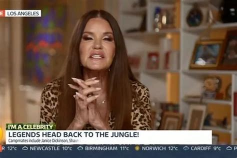 Itv Im A Celebrity Star Janice Dickinson Hits Back At Co Star Who