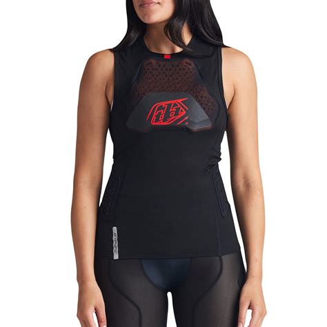 Stage Ghost D3o Vest Baselayer Solid Black Troy Lee Designs