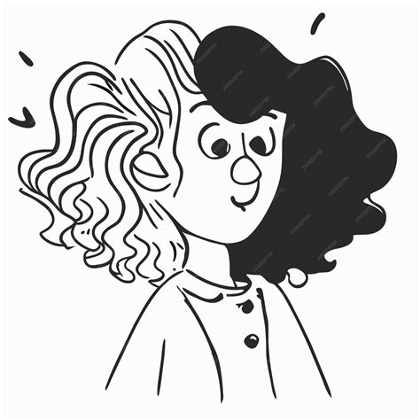 Premium Vector Cute Princess Chibi Girl Hand Drawn Cartoon Sticker Icon Concept Isolated