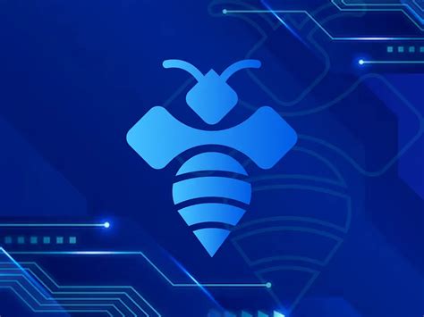 Technology Bee Logo Design Designs Themes Templates And Downloadable