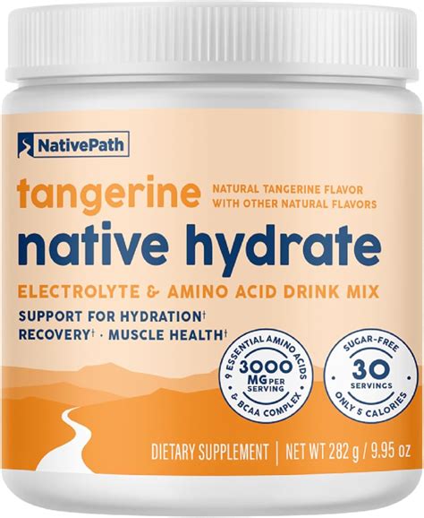 Buy Nativepath Native Hydrate Zero Sugar Electrolytes Powder With Bcaas