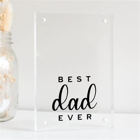 Buy Acrylic Frame Dad Photo Frame Empyrean The Collective