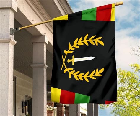 Black American Heritage Flag 1967 Black People African American